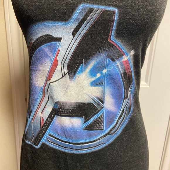 Marvel | Tops | Marvel Avengers Symbol Racerback Tankmuscle Top | Poshmark